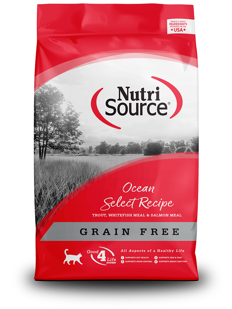 NutriSource® Ocean Select Trout, Whitefish Meal & Salmon Meal Recipe ...