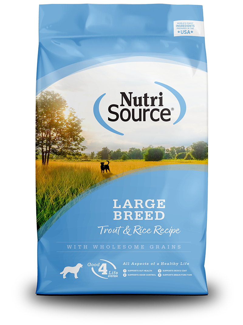 NutriSource® Large Breed Trout & Rice Recipe - Munson Lakes LLC